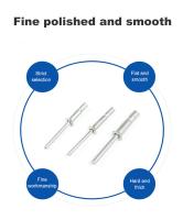 China Cup type blind rivet for Automotive Whole sale stainless steel multi grip Finish Plain for sale