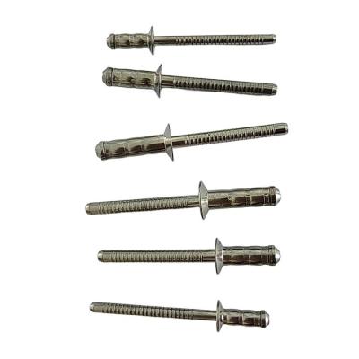 China Flat Head Blind Rivet Stainless Steel 304 3.2mm 4.0mm 4.8mm 6.4mm Open End Multi-Grip for sale