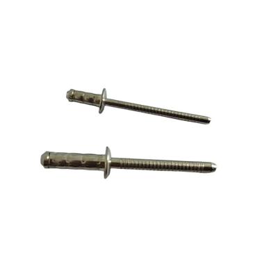 China GB Standard Stainless Steel Open Type Blind Rivet 3.2mm 4.0mm 4.8mm 6.4mm Round Head for sale