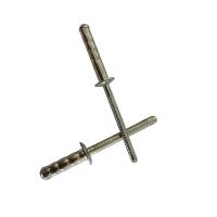 China GB Standard Stainless Steel Open Type Blind Rivet 3.2mm 4.0mm 4.8mm 6.4mm Round Head for sale
