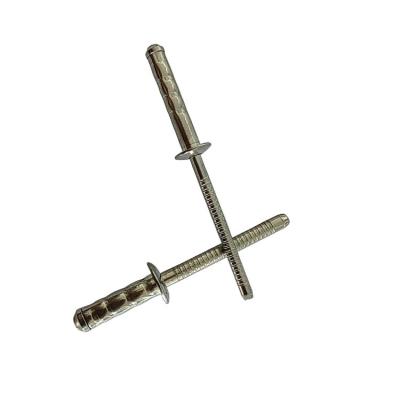 China Control Stainless Steel Blind Rivets 3.2mm 4.0mm 4.8mm 6.4mm Double-drum Round Head for sale