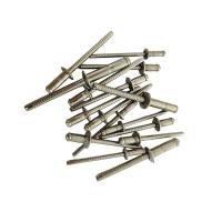 China Stainless Steel Dome Head Single Drum Rivets 3.2mm 4.0mm 4.8mm 6.4mm Wide Application for sale