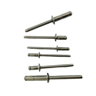 China GB Standard Stainless Steel Open Type Round Head Blind Rivets 3.2mm 4.0mm 4.8mm 6.4mm for sale