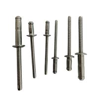 China GB Standard Stainless Steel Open Type Round Head Blind Rivets 3.2mm 4.0mm 4.8mm 6.4mm for sale