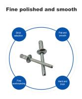 China 2024 Carbon Steel Multi Grip Alloy Steel Blind Rivet 4.8 6.4 7.8 Countersunk Head Type for sale