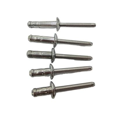 China Stainless Steel Blind Plastic Multigrip Rivets Bright Finish Control Range Inspection for sale
