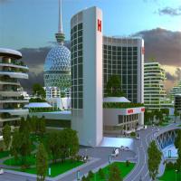 China High-rise steel structure office buildings prefabricated commercial building design for sale