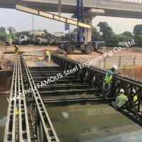 China AASHTO HS25 Steel Truss Bridges 200 Modular Prefab Bailey Compact for sale