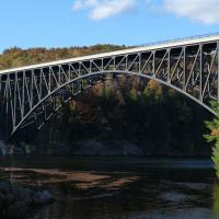 China Bespoke Two Hinged Arch Bridges Three Hinged Galvanized for sale