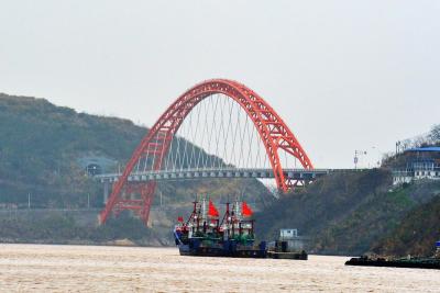 China AASHTO Prefab Steel Tubular Truss Arch Bridge Half Through Concrete Filled for sale