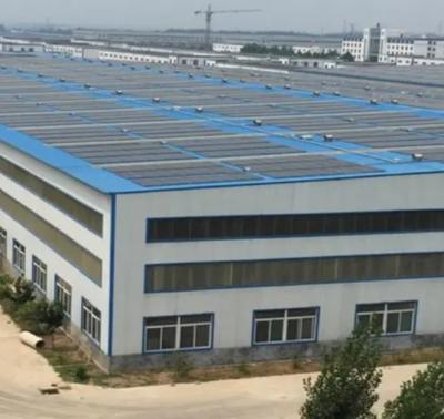 China Clean Energy Structural Steel Frame Fabricated Solar Power Roof Q355B for sale