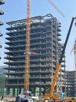 China High Intensity Prefabricated Steel Frame Q235 Hospital Buildings Corrugated for sale