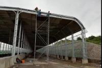 China Prefabricated Warehouse Metal Steel Roof Truss Frame Galpones 3000mm for sale