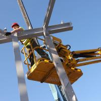 China Welding Structural Steel Plate Fabrication For Tower Application for sale