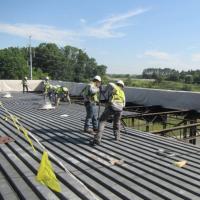 China Sandblasting Steel Plate Decking With Plating Finish For Roof for sale