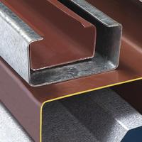 China ISO9001 Certificate Metal Steel Structure Purlin For Sea Shipping for sale