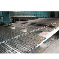 China 0.8 - 1.5mm Corrugated Metal Floor Deck Reinforced Steel Bar Truss Slab Fabrication for sale