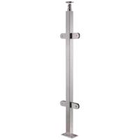 China Pipe Brushed Polished Stair Handrail Post Balustrades Railing Pillar Stainless Steel for sale