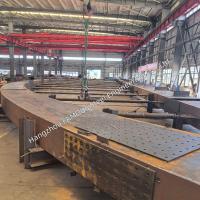 China Heavy Steel Arch Bridge Engineered Fully to US AASHTO LRFD20 AISC303 & AWS D1.5 Welding Standards for sale