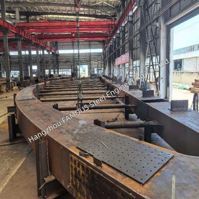 China Heavy Steel Arch Bridge Engineered Fully to US AASHTO LRFD20 AISC303 & AWS D1.5 Welding Standards for sale