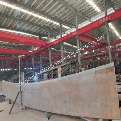 China Heavy Steel Arch Bridge Engineered Fully to US AASHTO LRFD20 AISC303 & AWS D1.5 Welding Standards for sale