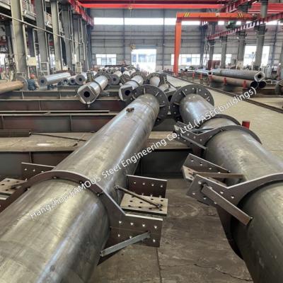 China Structural Tubular Steel Columns Fabricated to GB and AS4100 Standards for sale