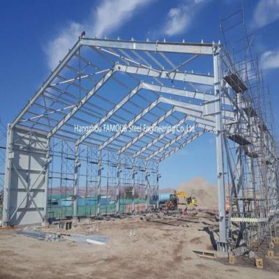 China Pre-Engineered Heavy-Duty Steel Factory Building with AISC-Compliant Truss System for sale