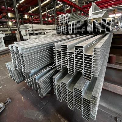 China Long-Span S350 Galvanized Composite Bridge Decking, 4mm Permanent Formwork for sale