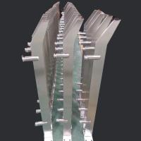 China Pipe Brushed Polished Stainless Steel Stair Handrail Design Post Balustrades Railing Pillar for sale