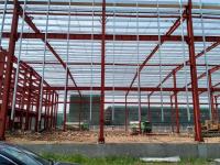 China Prefab Warehouse Buildings American Steel Construction Design Crane Equipment Commercial for sale
