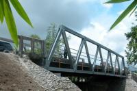 China Tubular Pedestrian Steel Truss Bridge Design Footbridge Galvanized  Pipe for sale