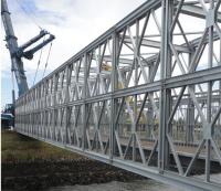 China Structure Modular Steel Truss Suspension Bridge Footbridge Anti Rust for sale