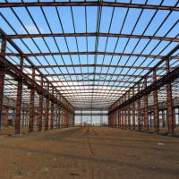 China Carport Deck Galvanized Steel Greenhouse Frame Warehouse With Sandwich Panel for sale