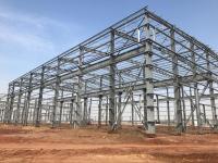 China Large Prefab Steel Frame House Walls Gate Structural for sale