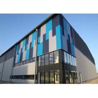 China Light Prefabricated Steel Frame Construction  Homes Warehouse for sale