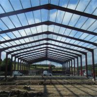 China Light Prefabricated Steel Frame Construction  Homes Warehouse for sale