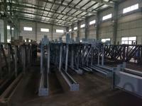 China Street Pedestrian Bridge Steel Girder Box Typical Triangulated Rapid for sale