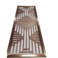 China Stainless Steel Decorative Metal Screen Wall Panel Room Divider Interior Decor Partition for sale