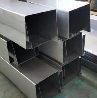 China 304 Plate Marine Stainless Steel Fabrication Process Building Drain Roof Rainfall Gutter for sale