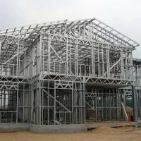 China Cold Formed Light Steel Villa House Lightweight Steel Roof Structures Building Luxury for sale