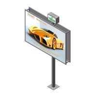 China Light Galvanized Steel Structure Frame House Advertising Display Banner Signboard Billboard for sale