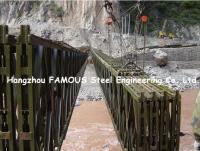 China Temporary Steel Truss Bridge Engineering Structural Multi Prefab Portable Bailey for sale