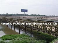 China Steel Prefabricated Truss Bridge Concrete Deck Single Storey Double Lanes Permanent for sale