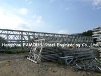 China Steel Prefabricated Truss Bridge Concrete Deck Single Storey Double Lanes Permanent for sale