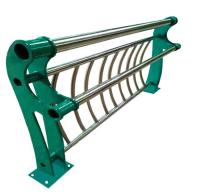 China Gate Bespoke Stainless Steel Fabrication Service Handrail River Viewing Balcony Guardrail for sale