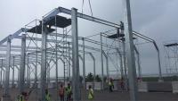 China Heavy Structural Steel Frame Construction Building Engineering Railway Steel Structure for sale