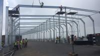 China Heavy Structural Steel Frame Construction Building Engineering Railway Steel Structure for sale