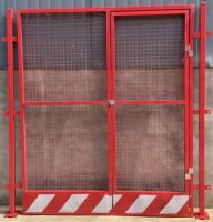 China Titanium Zinc Precision Sheet Metal Fabrications Mesh Pit Border Fence Warning Guardrail for sale