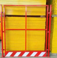 China Titanium Zinc Precision Sheet Metal Fabrications Mesh Pit Border Fence Warning Guardrail for sale