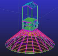 China Heavy Structural Steel Fabrication Concrete Mill Cement Production Line Clinker Silo Hopper Furnace for sale